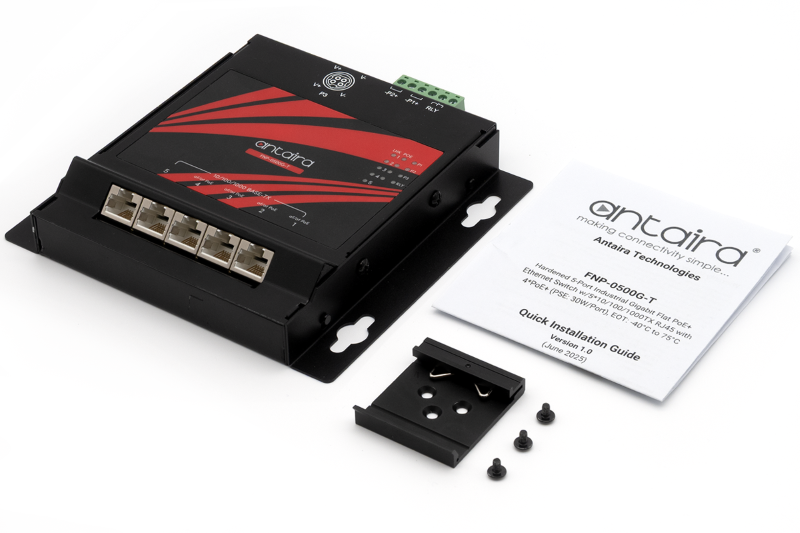 Antaria Launches “Ultra-Flat” Five-Port Unmanaged PoE+ Gigabit Switch ...