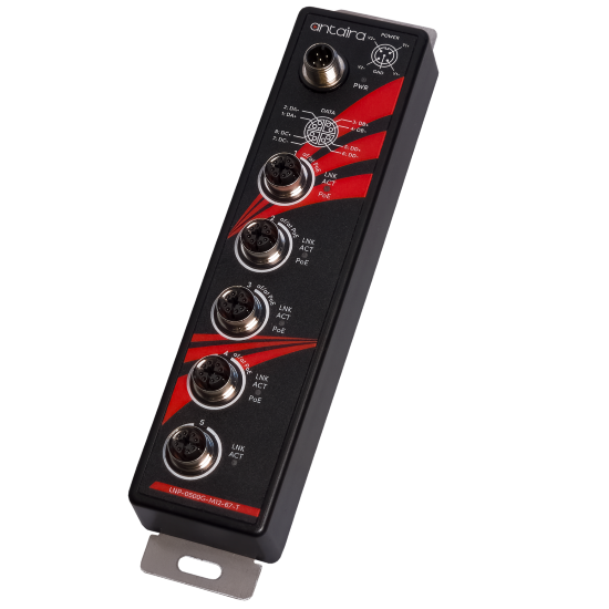 Antaira Releases Industrial M12 Ethernet Switches for Field Devices - News