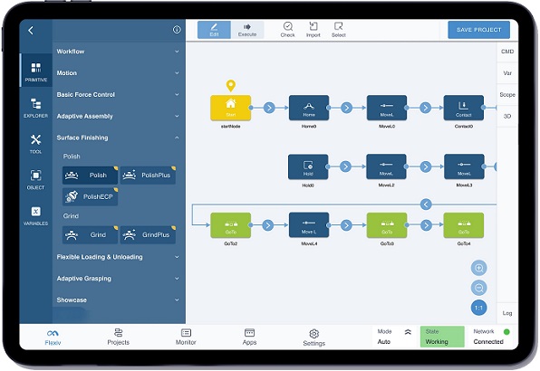 Flexiv Robotics Elements Series 3: No-Code Robotic Design and Testing ...