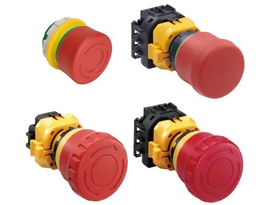 IDEC Releases Illuminated, Low-Voltage Emergency Stop Switches - News