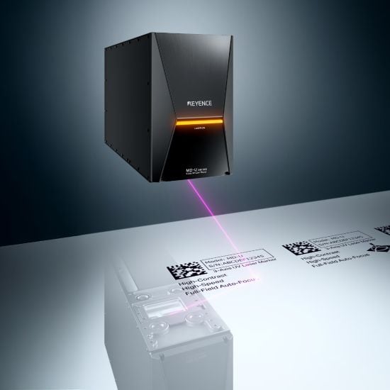 Keyence UV Laser Delivers High Contrast Marking Without Damage - News